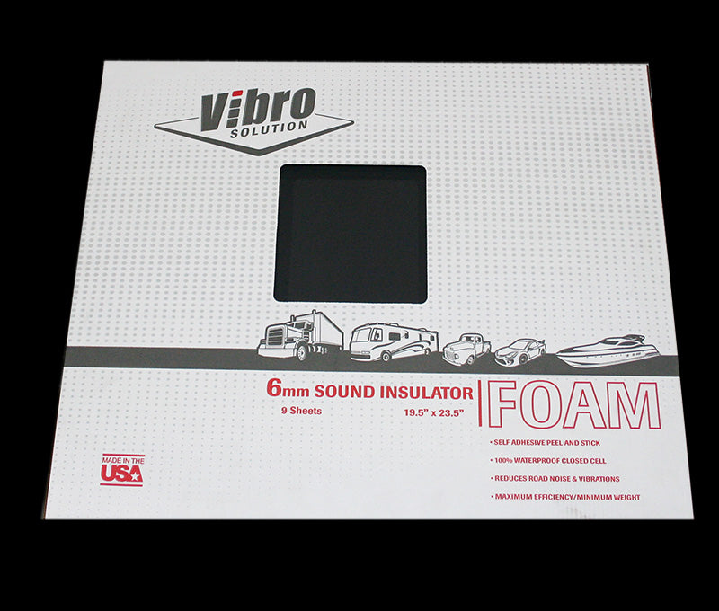 Vibro Solutions 6MM Foam Insulator — Carolina Truck Shop